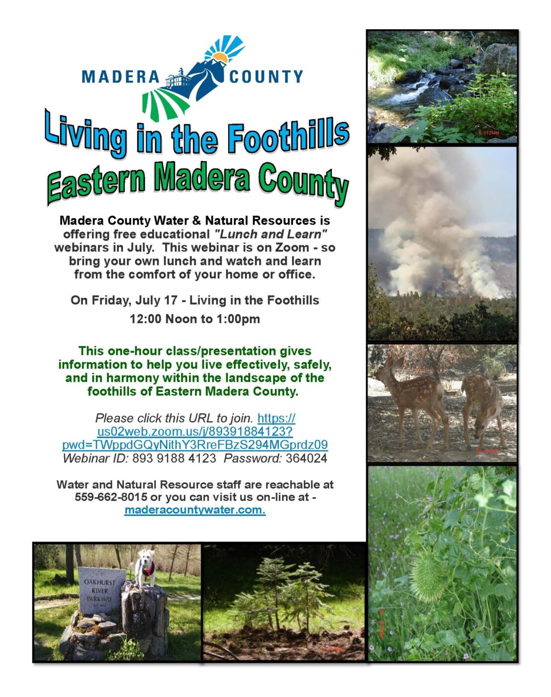 Living in the Foothills | Coarsegold Resource Conservation District